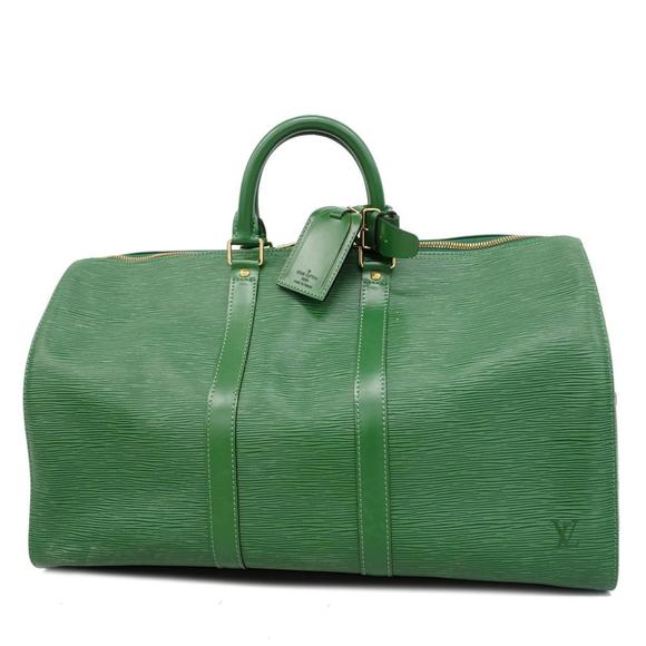 Louis Vuitton | Bags | Louis Vuitton Keepall 45 Epi Bag Borneo Green ...